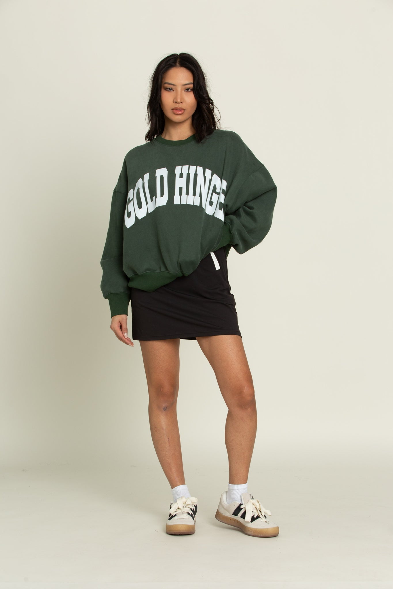 Dark Green GH Wide Arm Sweatshirt – Gold Hinge