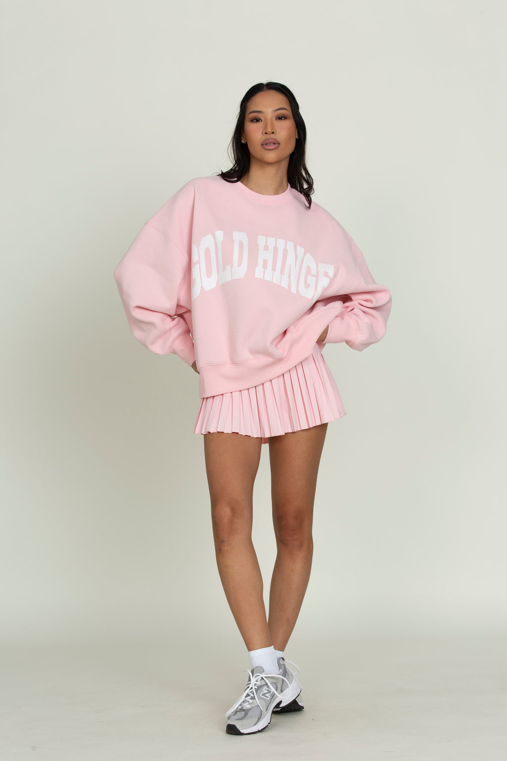 Almond Blossom GH Wide Arm Sweatshirt – Gold Hinge
