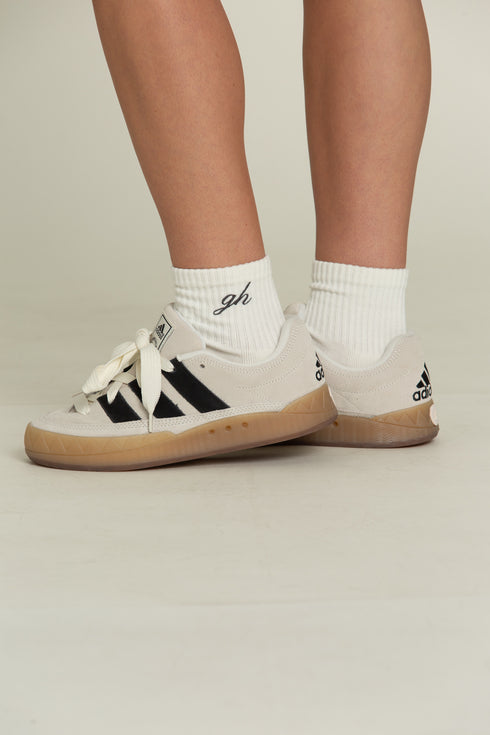 Cream - Dark Grey GH Socks – Gold Hinge